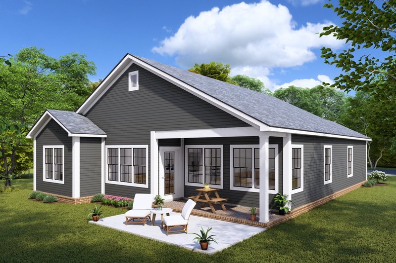 Cottage Style House Plan - 3 Beds 2 Baths 1400 Sq/Ft Plan #513-2240 ...