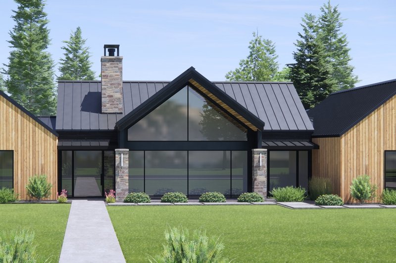 Modern Style House Plan - 4 Beds 3.5 Baths 2897 Sq/Ft Plan #1096-59 ...