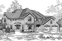 Traditional Style House Plan - 4 Beds 2.5 Baths 3865 Sq/Ft Plan #966-34 ...