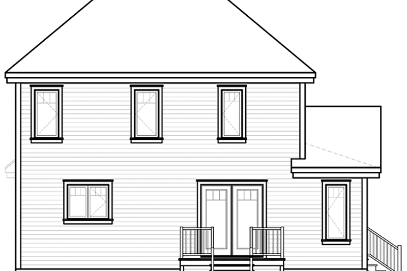 Country Style House Plan - 3 Beds 2 Baths 1621 Sq/Ft Plan #23-2464 ...