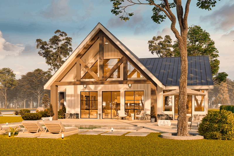 Farmhouse Style House Plan - 3 Beds 2 Baths 1983 Sq/Ft Plan #119-458 ...