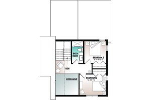 Cottage Style House Plan - 3 Beds 2.5 Baths 1512 Sq/Ft Plan #23-2736 ...