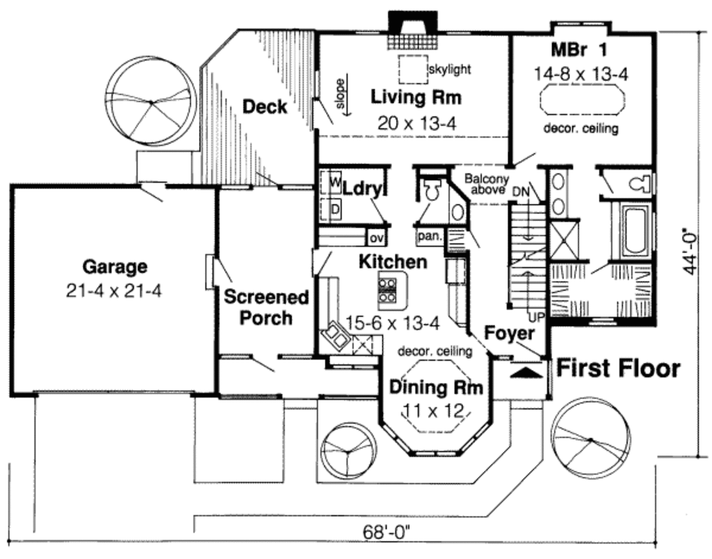 Traditional Style House Plan - 3 Beds 2.5 Baths 1819 Sq/Ft Plan #312 ...