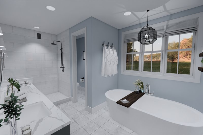 Farmhouse Style House Plan - 2 Beds 2.5 Baths 2176 Sq/Ft Plan #51-1234 ...