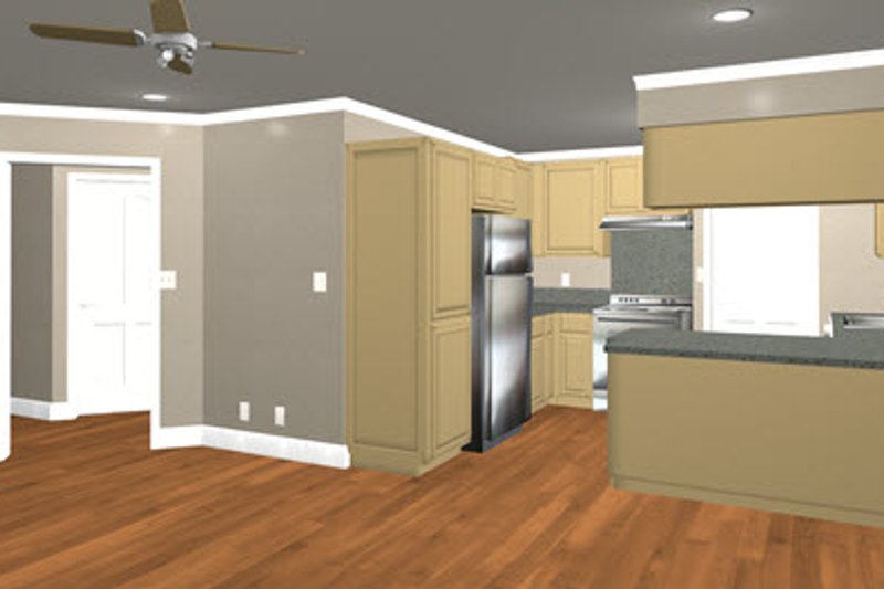 Country Style House Plan - 2 Beds 1 Baths 864 Sq/Ft Plan #44-203 ...