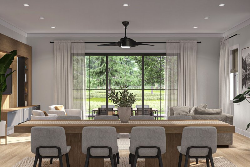 Modern Style House Plan - 2 Beds 2 Baths 2214 Sq/Ft Plan #455-466 ...