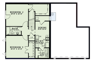 Country Style House Plan - 3 Beds 2.5 Baths 2575 Sq/Ft Plan #17-3354 ...