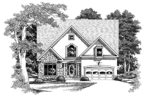 Country Style House Plan - 4 Beds 3 Baths 2296 Sq/Ft Plan #927-784 ...