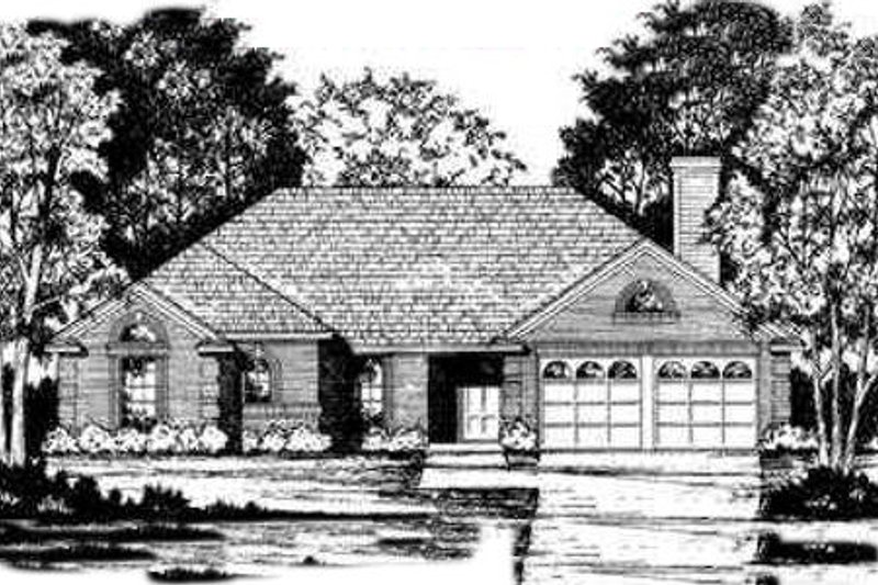 Traditional Style House Plan - 4 Beds 2 Baths 1817 Sq/Ft Plan #40-313 ...