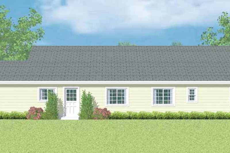 Ranch Style House Plan - 3 Beds 2 Baths 1971 Sq/Ft Plan #72-1099 ...