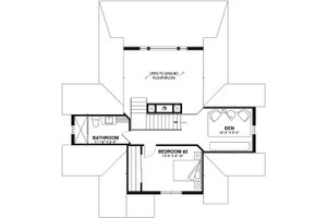 Country Style House Plan - 2 Beds 2 Baths 1480 Sq/Ft Plan #23-757 ...