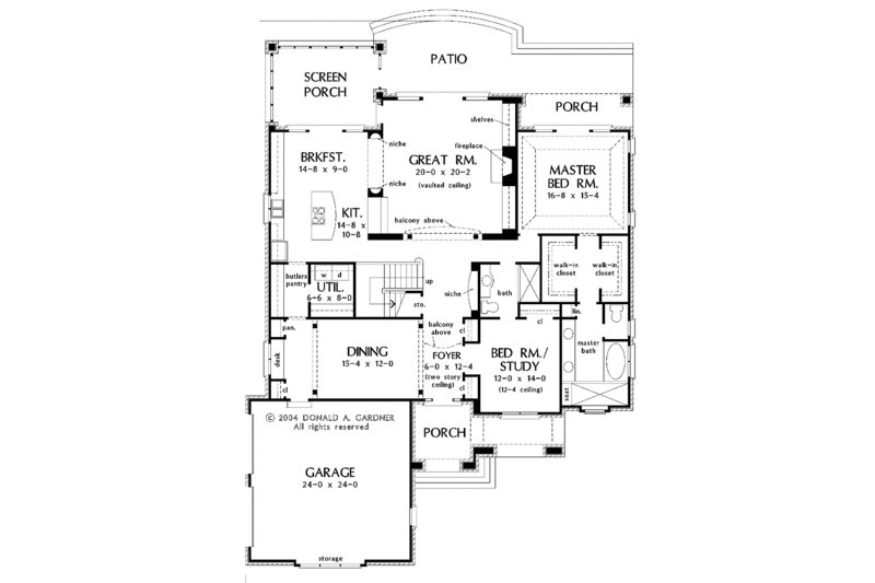 Traditional Style House Plan - 4 Beds 4 Baths 3449 Sq/Ft Plan #929-738 ...