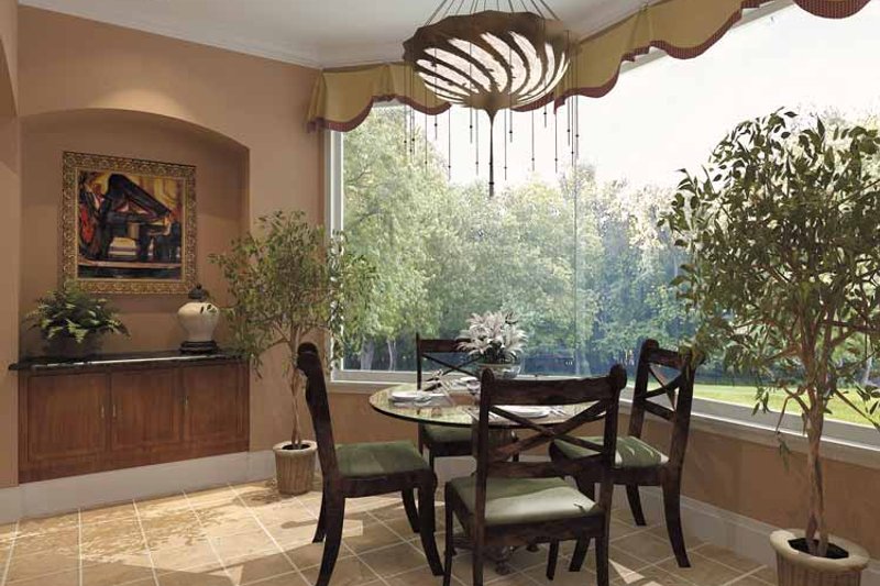 Mediterranean Style House Plan - 3 Beds 3.5 Baths 3398 Sq/Ft Plan #930 ...