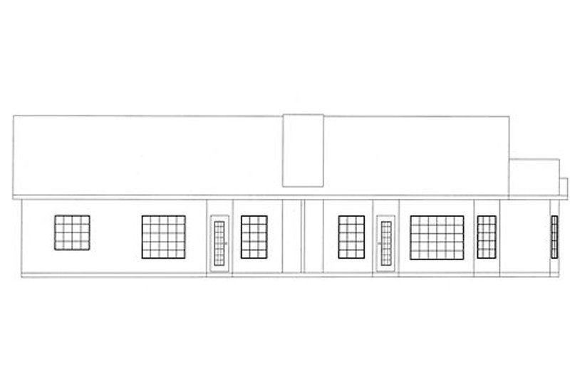 Mediterranean Style House Plan - 3 Beds 2 Baths 2027 Sq/Ft Plan #437-19 ...