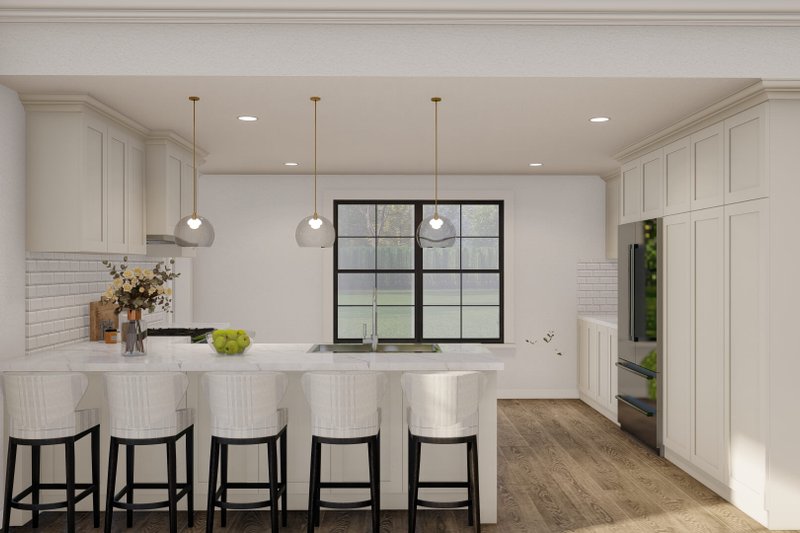 Farmhouse Style House Plan - 3 Beds 2 Baths 1363 Sq/Ft Plan #17-3448 ...