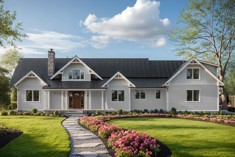 Craftsman Style House Plan - 4 Beds 3.5 Baths 3892 Sq/Ft Plan #124-1459 ...