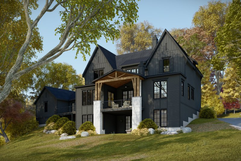 Traditional Style House Plan - 4 Beds 4.5 Baths 3858 Sq/Ft Plan #461 ...