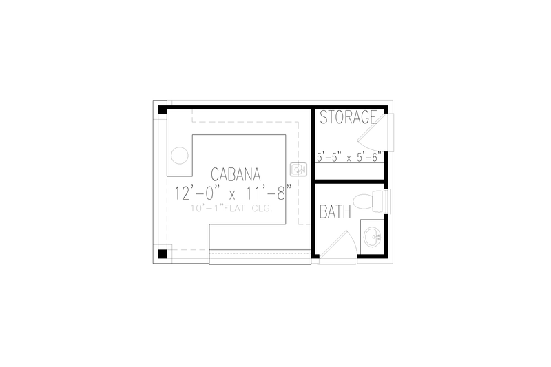 Modern Style House Plan - 0 Beds 0 Baths 216 Sq/Ft Plan #54-577 ...
