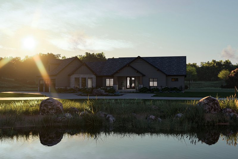 Craftsman Style House Plan - 2 Beds 2.5 Baths 2172 Sq/Ft Plan #455-212 ...