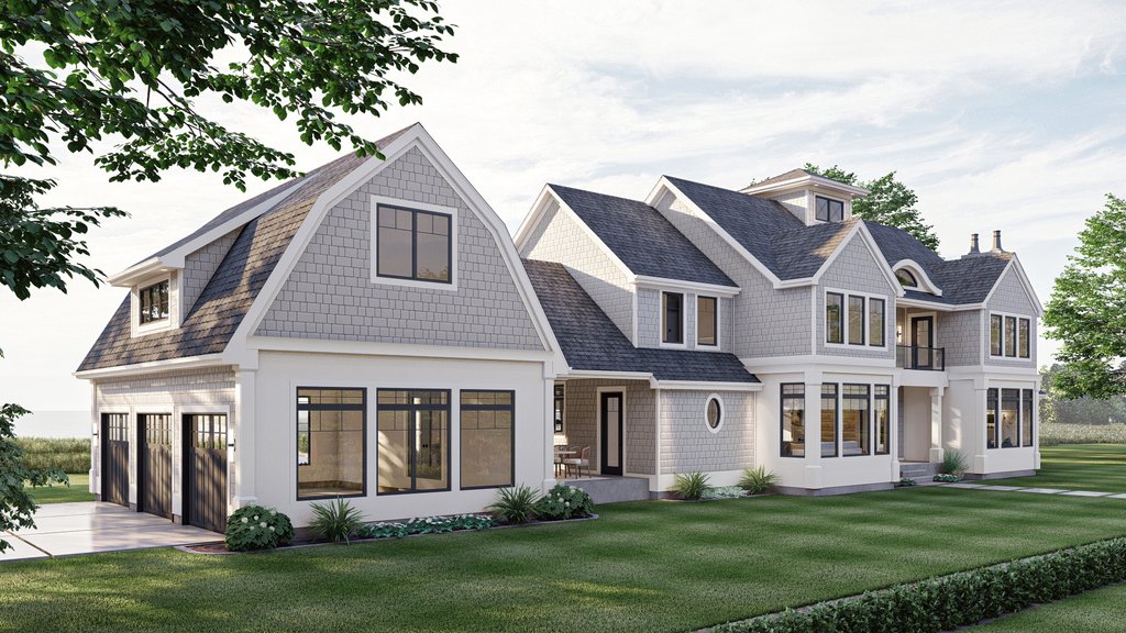 Farmhouse Style House Plan - 4 Beds 4 Baths 4057 Sq/Ft Plan #455-710 ...