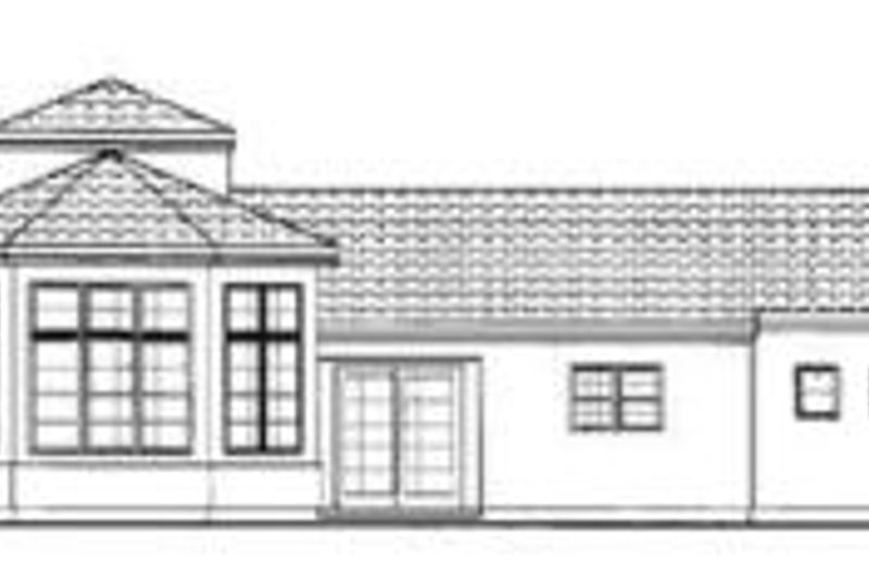 European Style House Plan - 3 Beds 2 Baths 2085 Sq/Ft Plan #72-130 ...