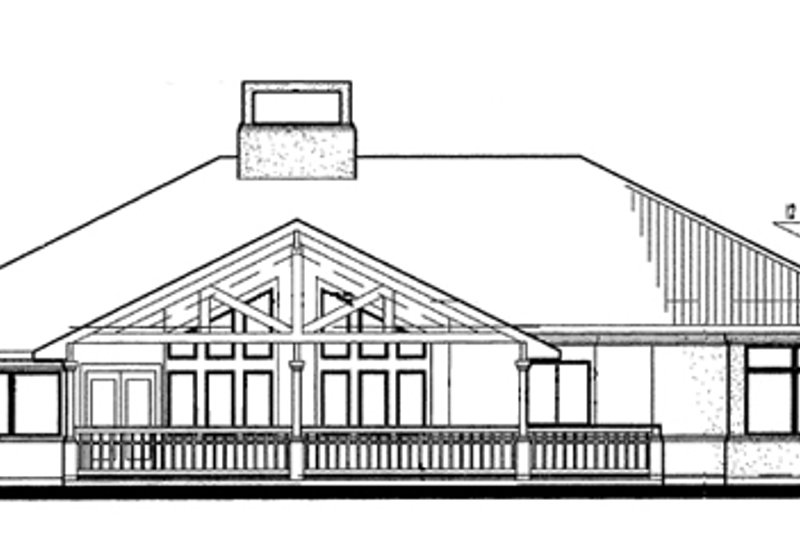 Prairie Style House Plan - 3 Beds 2 Baths 1830 Sq/Ft Plan #120-150 ...