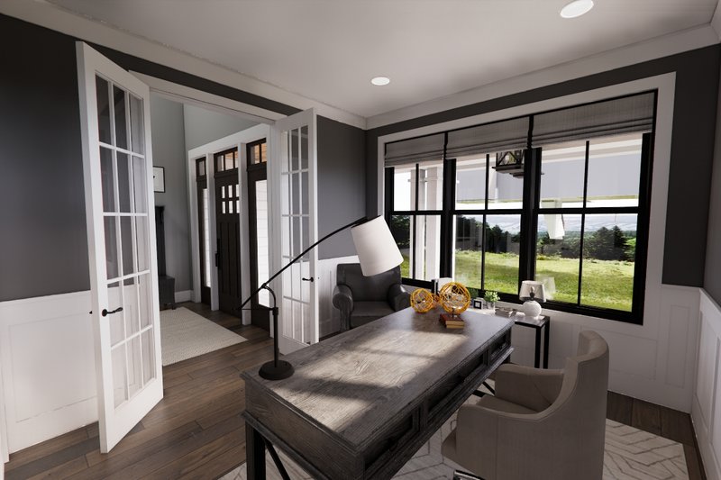 Farmhouse Style House Plan - 5 Beds 3 Baths 2543 Sq/Ft Plan #51-1322 ...