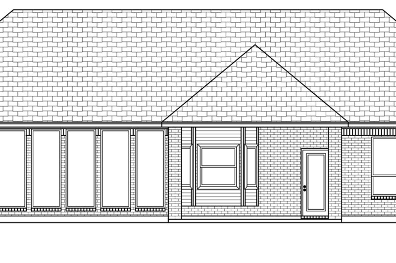 Traditional Style House Plan - 3 Beds 2 Baths 2027 Sq/Ft Plan #84-624 ...