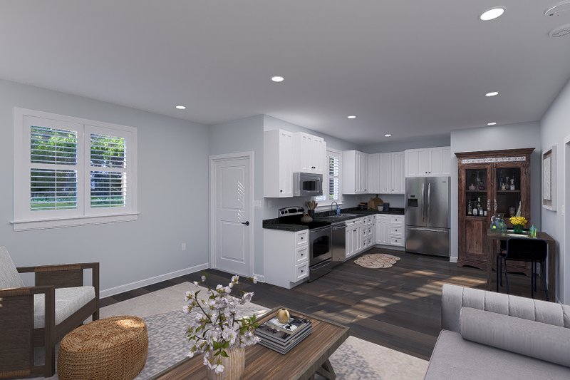 Craftsman Style House Plan - 2 Beds 1 Baths 791 Sq/Ft Plan #1060-333 ...