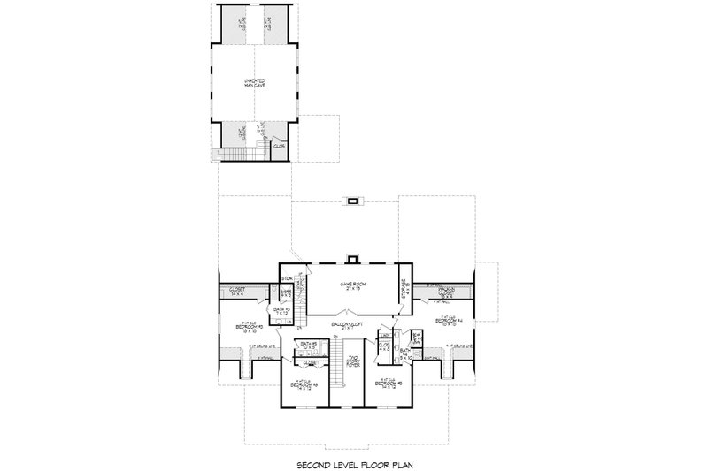 Country Style House Plan - 6 Beds 5 Baths 6459 Sq/Ft Plan #932-1288 ...