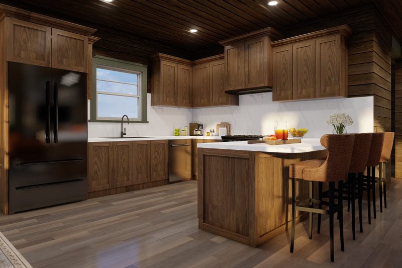 Country Style House Plan - 2 Beds 2 Baths 1294 Sq/Ft Plan #17-3449 ...