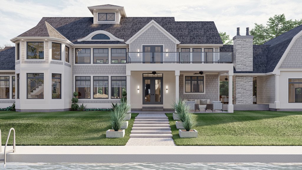 Farmhouse Style House Plan - 4 Beds 4 Baths 4057 Sq/Ft Plan #455-710 ...