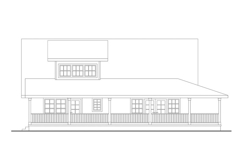 Farmhouse Style House Plan - 3 Beds 3 Baths 1886 Sq/Ft Plan #124-1416 ...