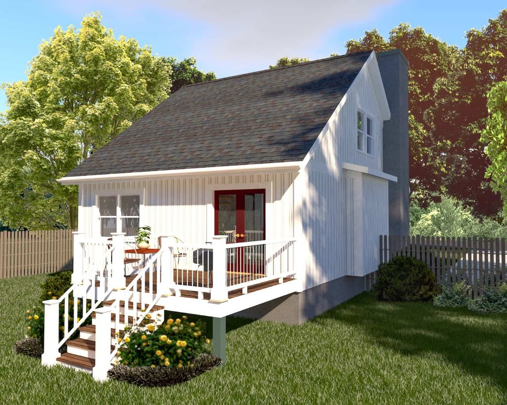 Farmhouse Style House Plan - 3 Beds 2.5 Baths 1223 Sq/Ft Plan #79-332 ...