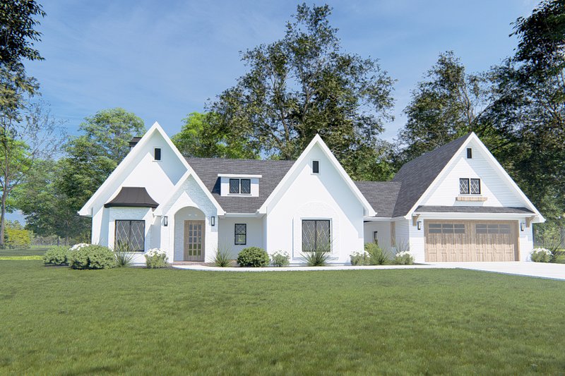 Tudor Style House Plan - 2 Beds 2 Baths 1616 Sq/Ft Plan #1109-2 ...