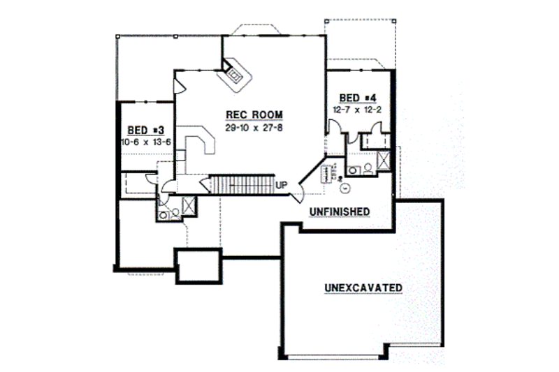 Traditional Style House Plan - 4 Beds 4 Baths 3576 Sq/Ft Plan #67-373 ...