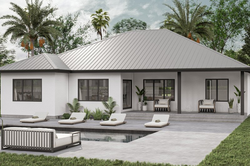 Modern Style House Plan - 3 Beds 2 Baths 1810 Sq/Ft Plan #455-507 ...