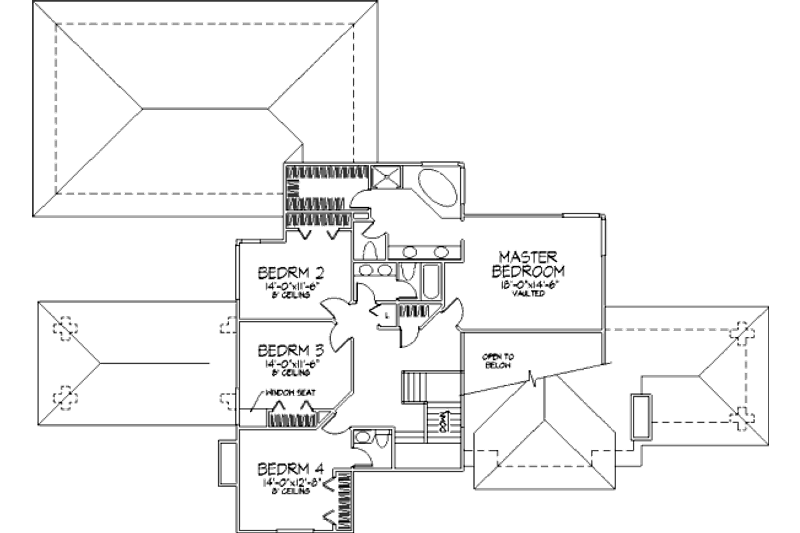 Traditional Style House Plan - 3 Beds 3 Baths 3367 Sq/Ft Plan #320-341 ...