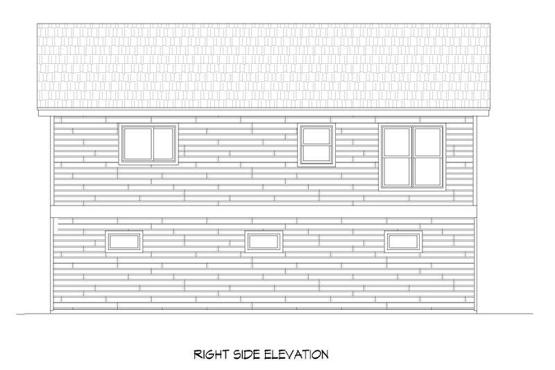 Country Style House Plan - 1 Beds 1 Baths 910 Sq/Ft Plan #932-253 ...