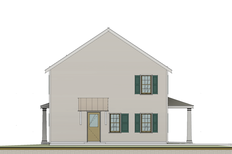 Colonial Style House Plan - 3 Beds 2.5 Baths 1855 Sq/Ft Plan #460-12 ...