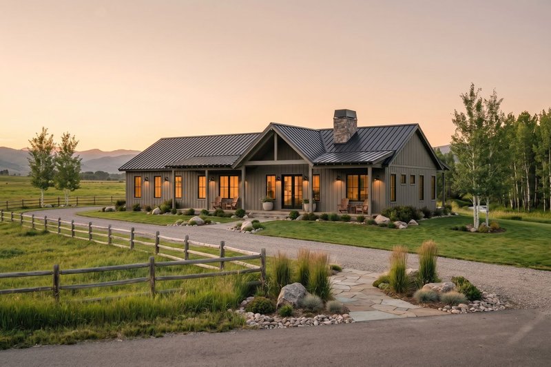 Ranch Style House Plan - 4 Beds 2 Baths 2088 Sq/Ft Plan #1105-19 ...