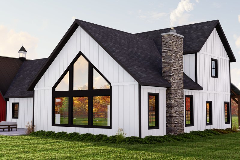 Barndominium Style House Plan - 3 Beds 2.5 Baths 2400 Sq/Ft Plan #1064 ...