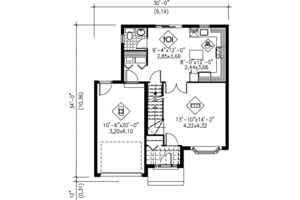 Traditional Style House Plan - 2 Beds 1.5 Baths 1302 Sq/Ft Plan #25-215 ...