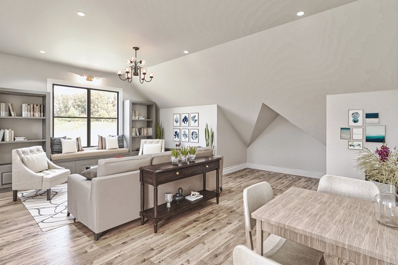 Craftsman Style House Plan - 1 Beds 1 Baths 665 Sq/Ft Plan #54-594 ...