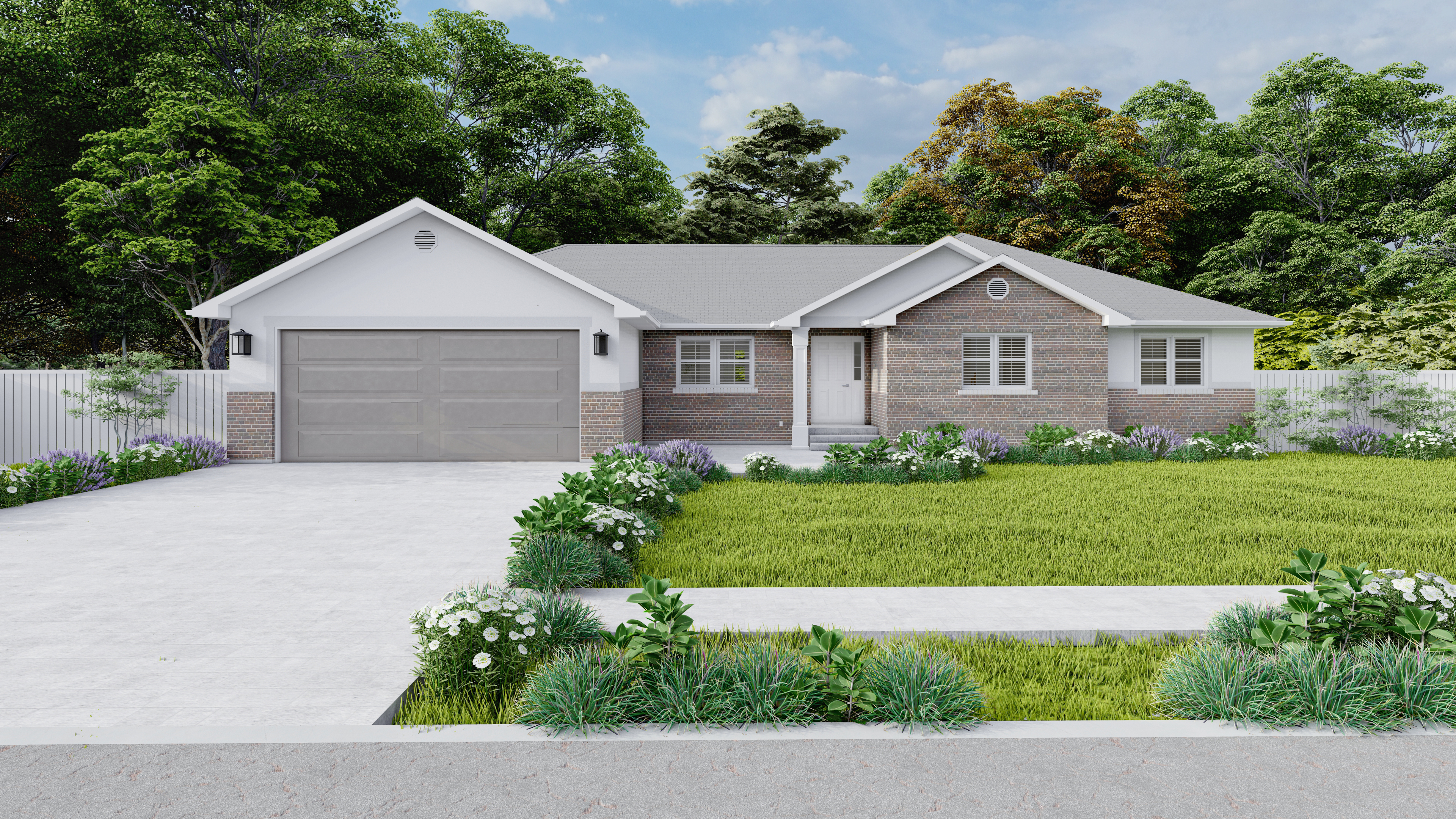 Traditional Style House Plan - 3 Beds 2.5 Baths 2035 Sq/Ft Plan #1060 ...