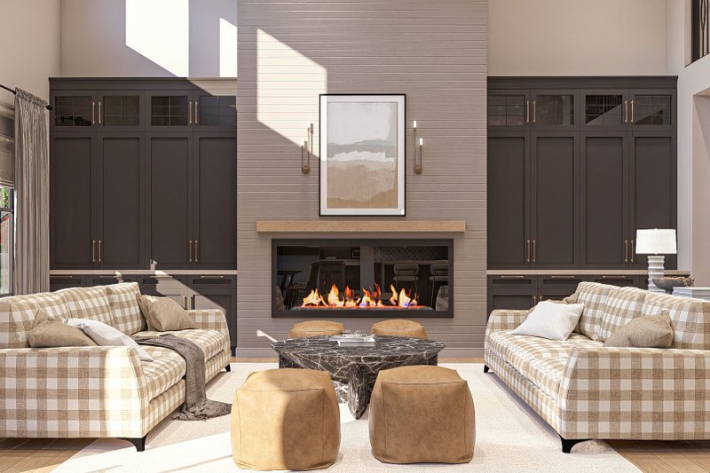 Modern Style House Plan - 5 Beds 4.5 Baths 3344 Sq/Ft Plan #455-337 ...