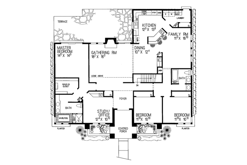 House Plan - 3 Beds 2 Baths 2274 Sq/Ft Plan #72-313 - Houseplans.com