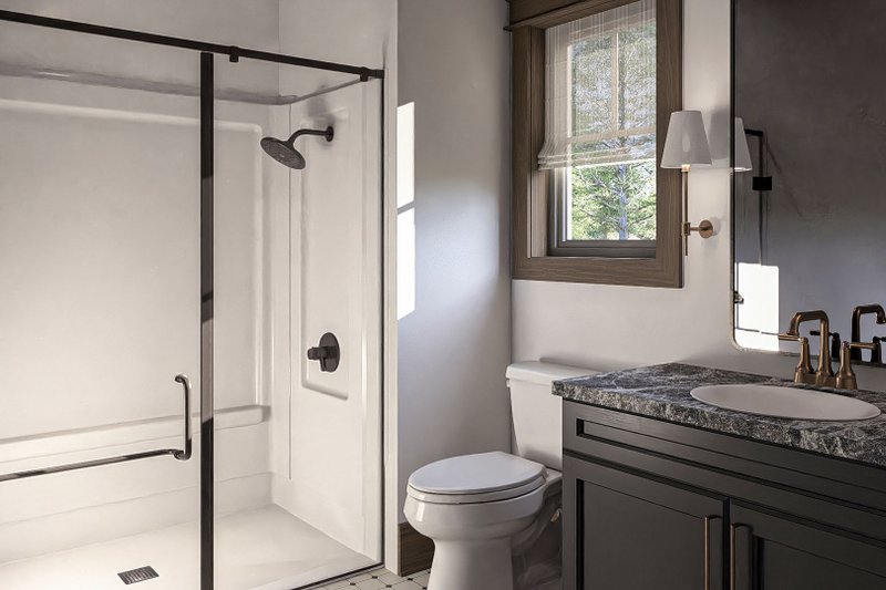 Craftsman Style House Plan - 3 Beds 2 Baths 1286 Sq/Ft Plan #455-418 ...