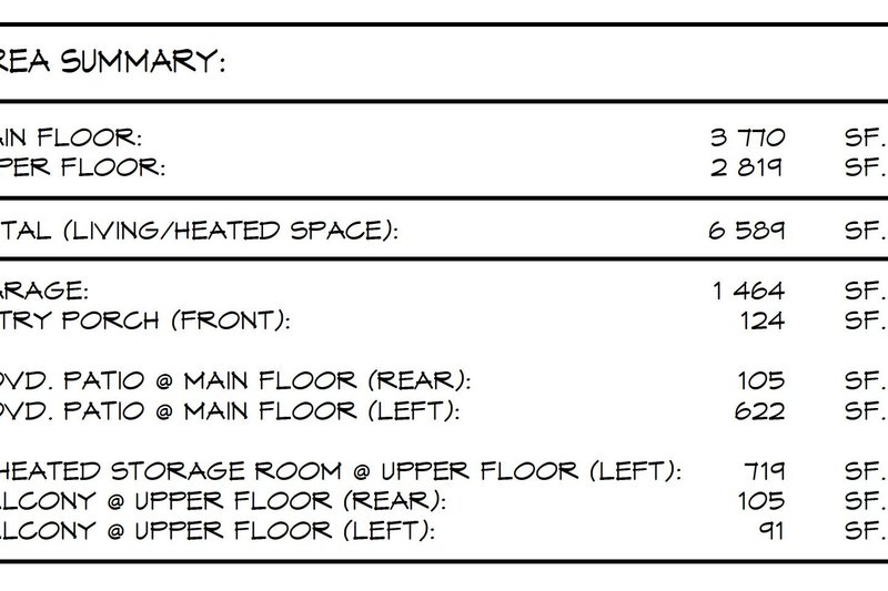 Modern Style House Plan - 4 Beds 6 Baths 6589 Sq/Ft Plan #1066-279 ...
