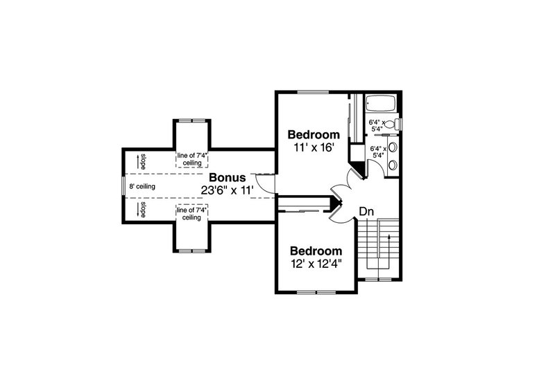 Country Style House Plan - 3 Beds 2.5 Baths 1935 Sq/Ft Plan #124-1090 ...